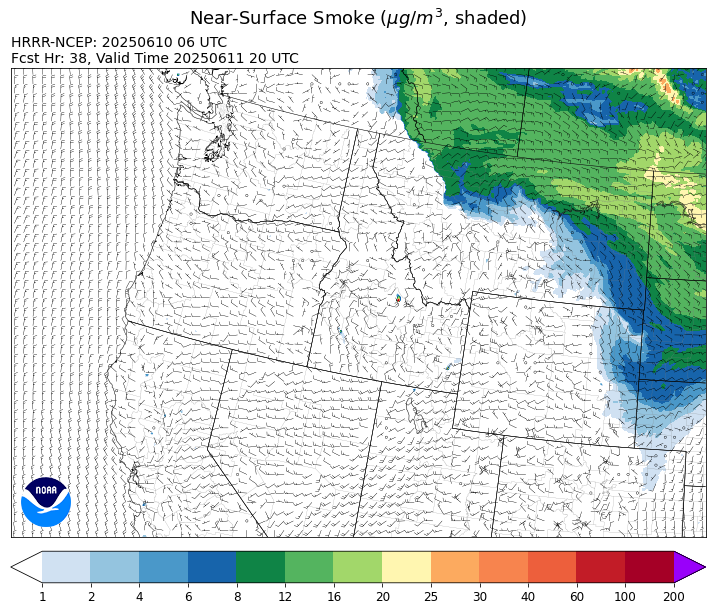 Smoke Forecast for Tuesday, June 10, 2025 9:30 AM | Montana DEQ