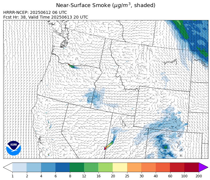 Smoke Forecast for Thursday, June 12 2025, 9:30 AM | Montana DEQ