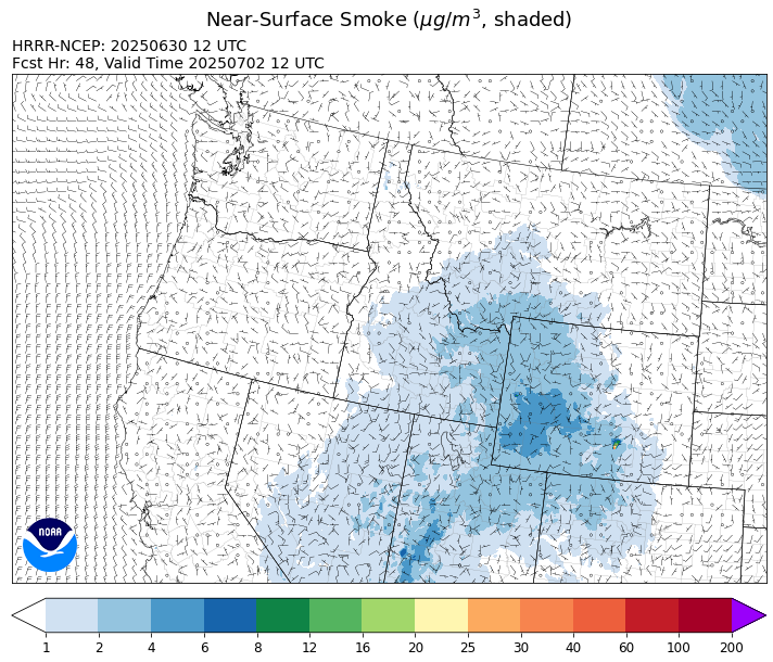 Smoke Forecast for Monday, June 30, 2025 10:45 AM | Montana DEQ