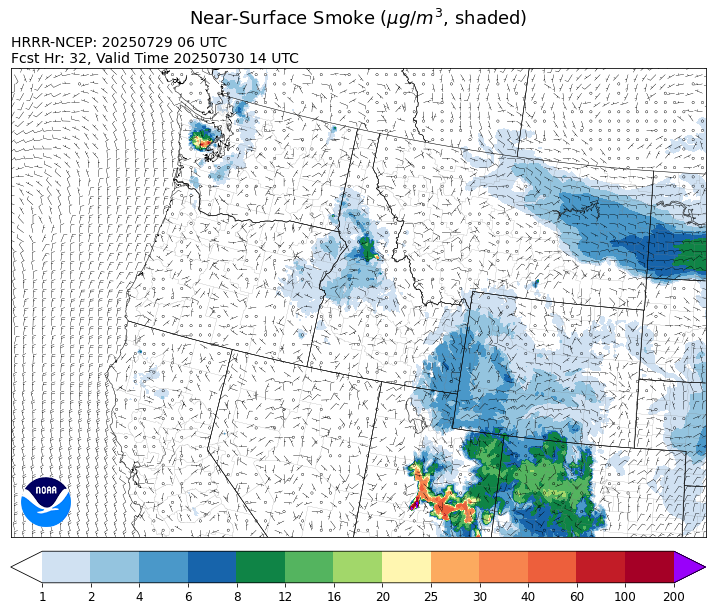 Smoke Forecast for Tuesday, July 29, 2025 9:30 AM | Montana DEQ